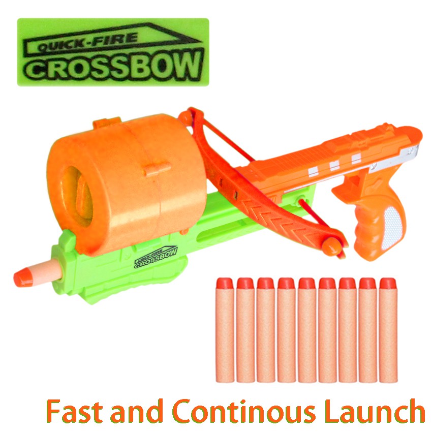 Rapid Fire Bow CrossBow Fast And Continuous Launch Soft Bomb Soft ...