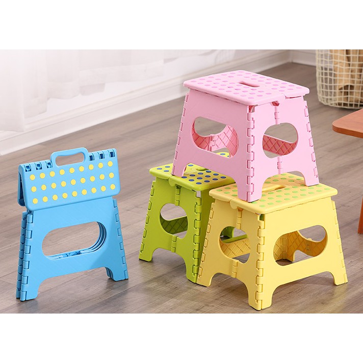 Kids Foldable Mini Chair w/ Handle Portable O utdoor Chair | Shopee ...