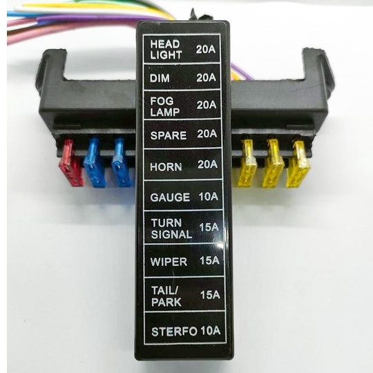 AUTOMOTIVE FUSE BOX 8TERMINAL / 10 TERMINAL | Shopee Philippines