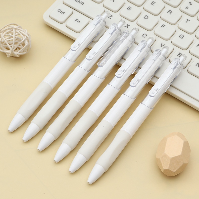 White Pen Pressing Pen Simple Gel Pen Student Pen Office Special Pen ...