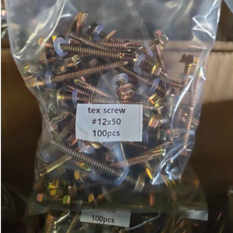 screw king-per pack Texscrew 100pcs tex crew for metal full size 20mm ...