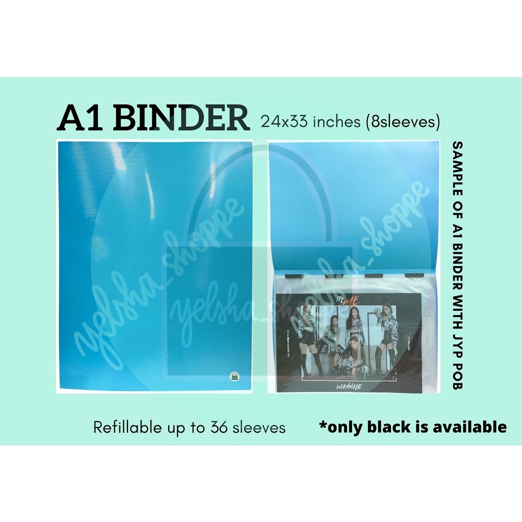 A1 Poster Binder / SM Poster Binder / A1+ Poster Binder / Kpop Poster ...
