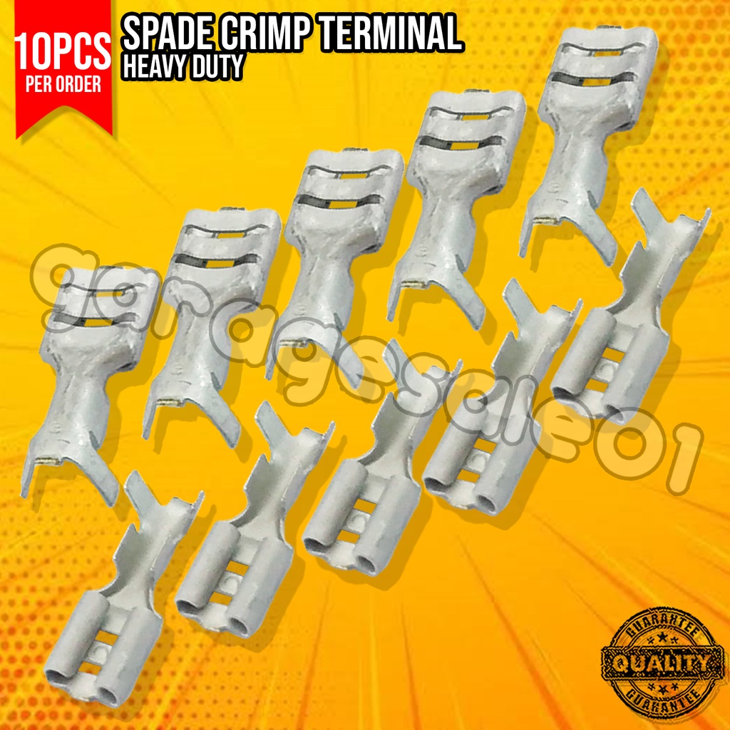 10PCS SPADE CRIMP TERMINAL | Shopee Philippines