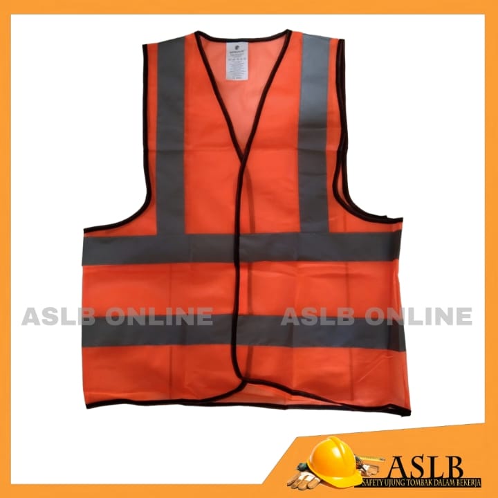 Gosave POLYESTER VEST 4 LINE BASIC ORANGE | Shopee Philippines