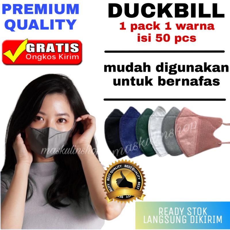 3D DUCKBILL MASK / ADULT DUCKBILL MASK 3PLY EARLOOP PREMIUM DISPOSABLE ...