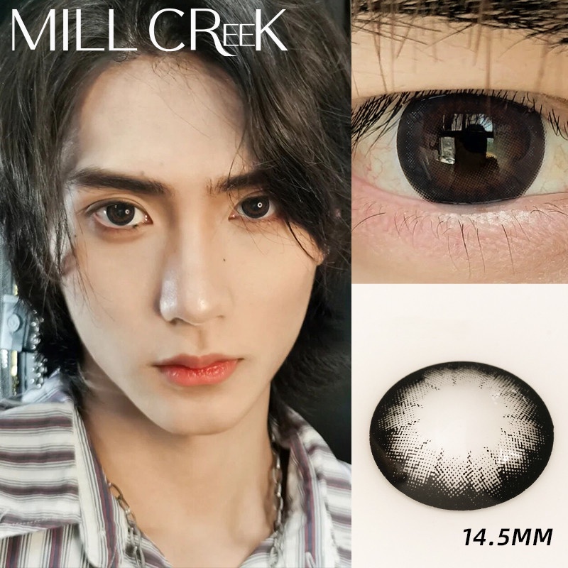 Man Color Contact Lenses for Men Unisex 2 Pieces (1 Pair) Natural and ...