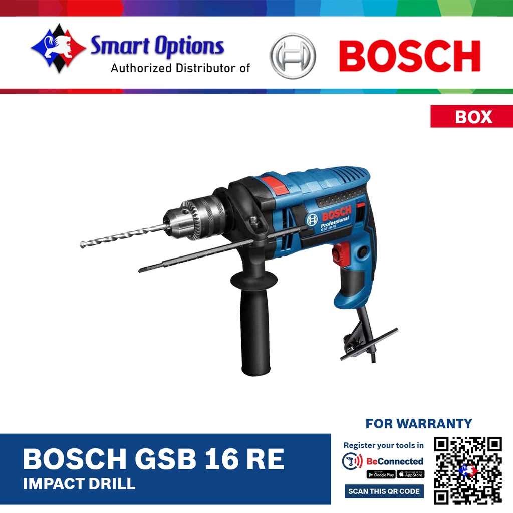 BOSCH GSB 16 RE IMPACT DRILL (CARTON BOX) | Shopee Philippines