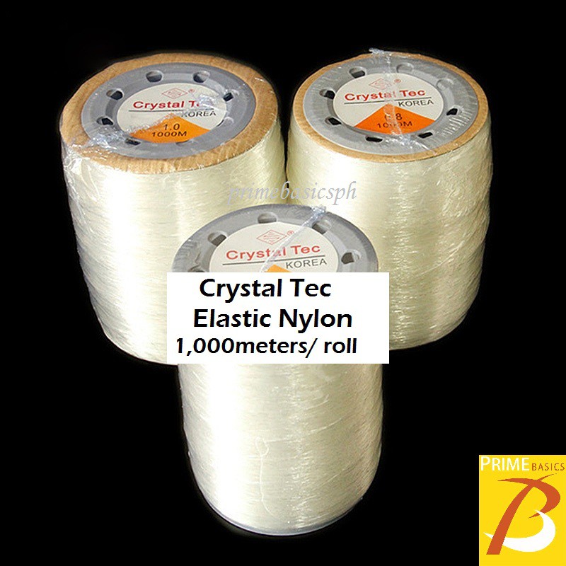 Clear Stretchable Nylon String Garter Crystal Tec Elastic Cord Korea ...