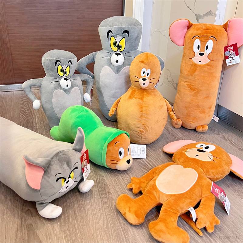 NS3 Tom and Jerry Funny Plush Toys Bowling Pins Decor Stuffed Dolls ...