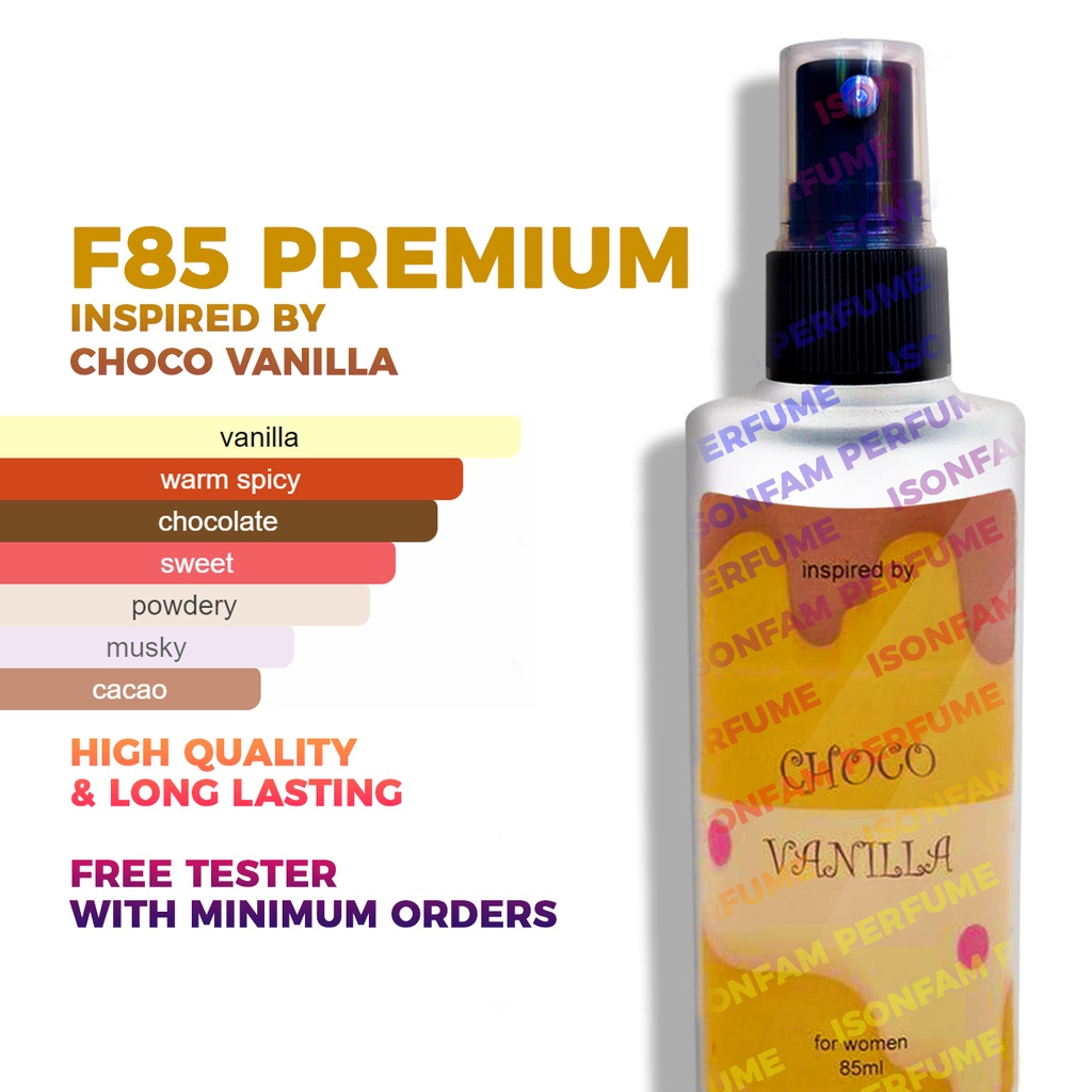 Choco Vanilla Perfume Inspired Scent Oilbase 85ml Bottle LongLasting ...