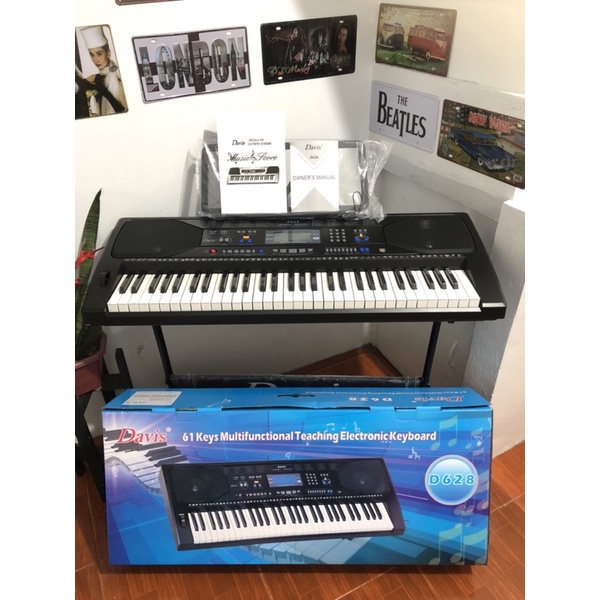 Davis 628 61keys Keyboard Touch Responsive | Shopee Philippines