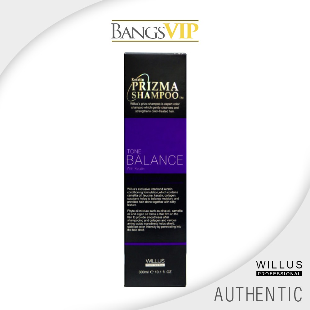 WILLUS Tone Balance Shampoo with Keratin (Tony & Jackey) 300ml ...