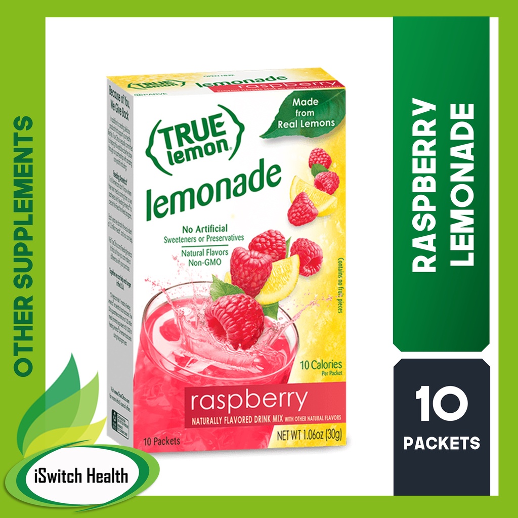 True Lemon Lemonade Naturally Flavored Drink Mix ONLY 10 CALORIES - 10 ...