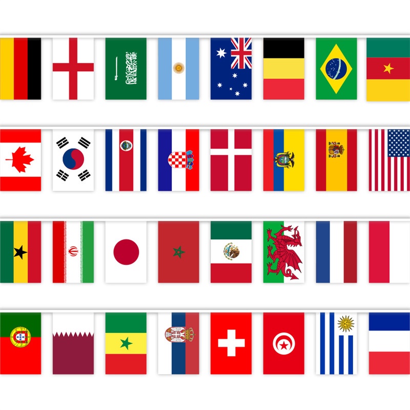 2022 World Cup Top 32 Flags Flags of Countries Around The World ...