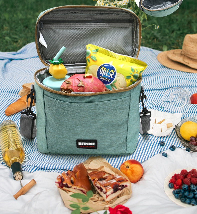 7L Lunch Box Sling Bag High Quality Thermal Insulated Cooler Bag For ...