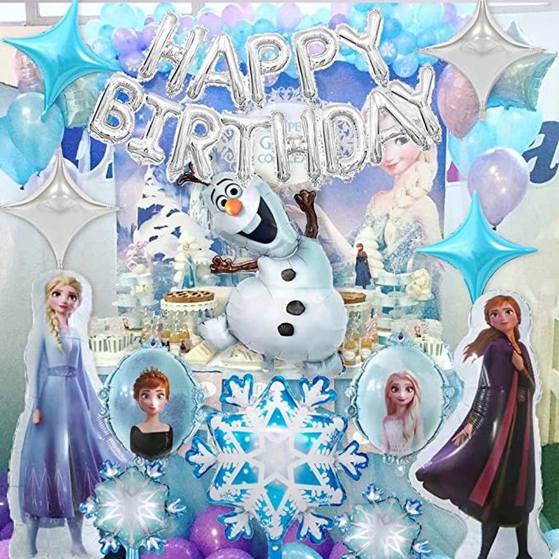 Frozen Balloon Set Princess Elsa Olaf Balloons Baby Shower Birthday ...