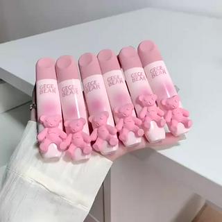 Gege Bear Lip Glaze Velvet Soft Matte Waterproof Non-fading Whitening Lip Tint Lipstick | Shopee ...