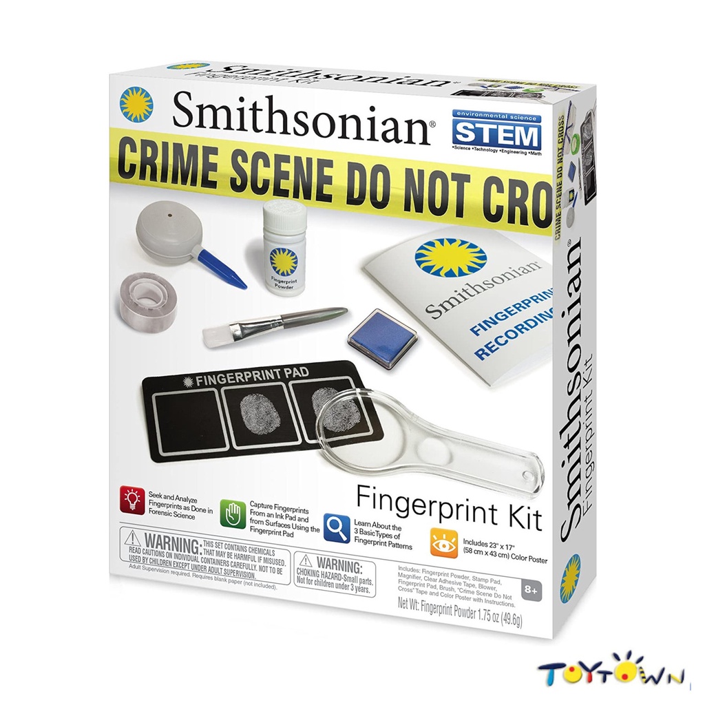 Smithsonian STEM Fingerprint Kit | Shopee Philippines