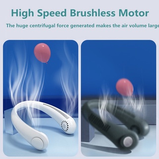 Mini Portable Neck Fan Bladeless Usb Rechargeable Mute Sports Fans For ...
