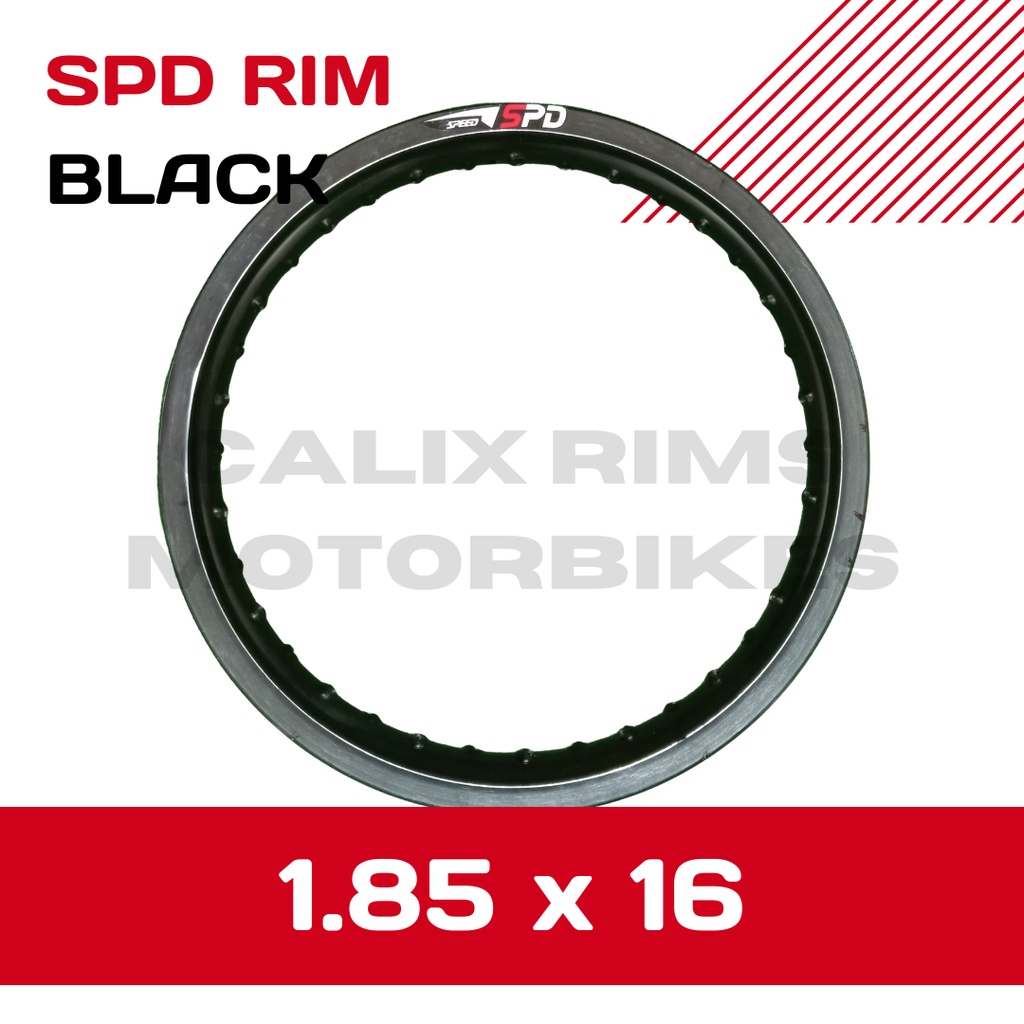 SPD Rim Set (1.85x16/1.60x19) BLACK | Shopee Philippines
