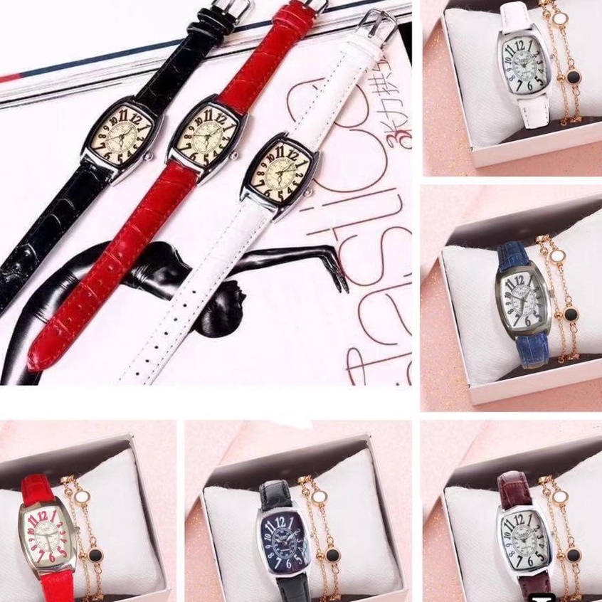 Japan Casio Ladies Elegant Square Belt Waterproof Watch Quartz Watches ...