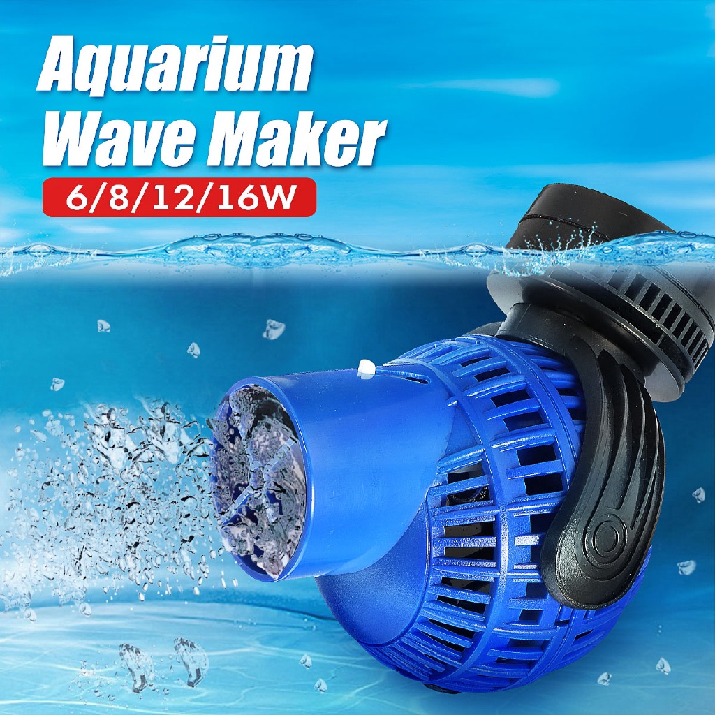 Aquarium Fish Tank 360 Water Wave Maker Pump Powerhead Magnet Base 4000 ...