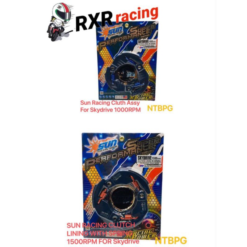 SUN RACING CLUTCH LINING WITH SPRING 1000RPM& 1500RPM FOR Skydrive ...