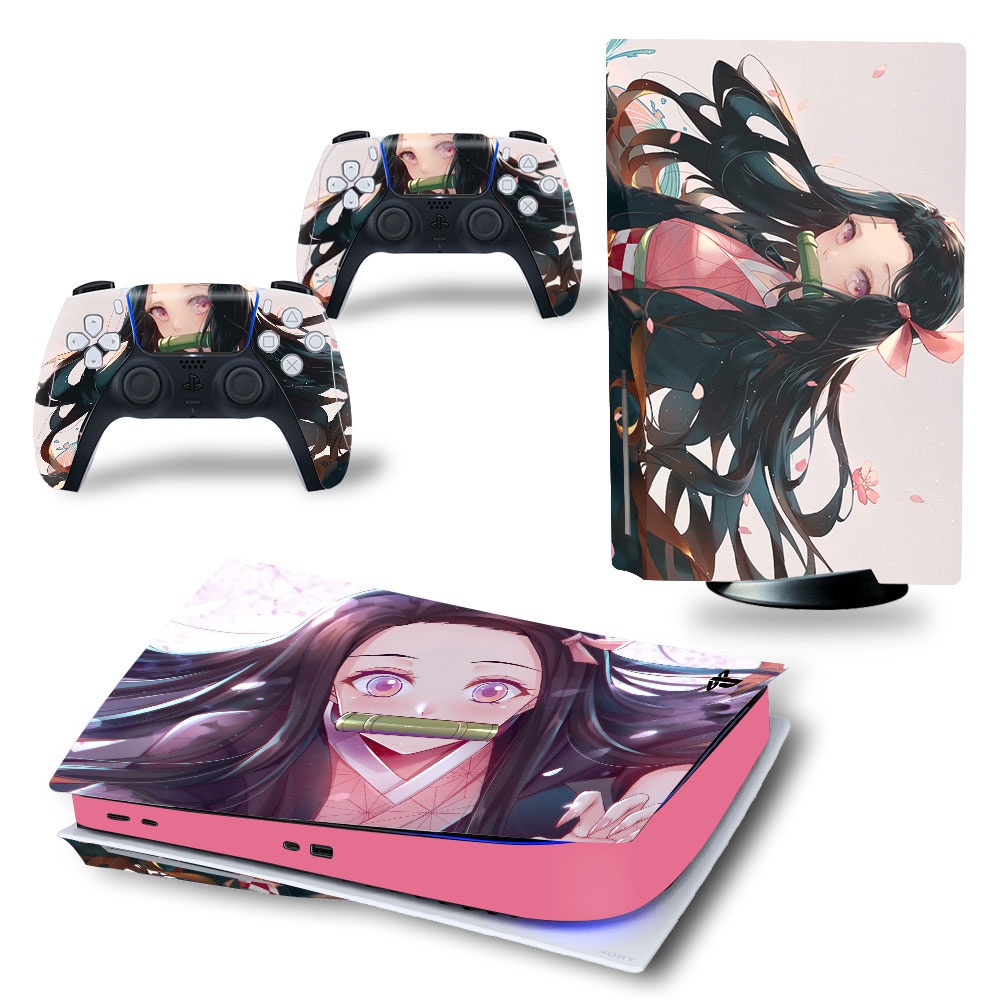 Kamado Nezuko PS5 Disk Console Sticker Decal PS5 PlayStation 5 Console ...