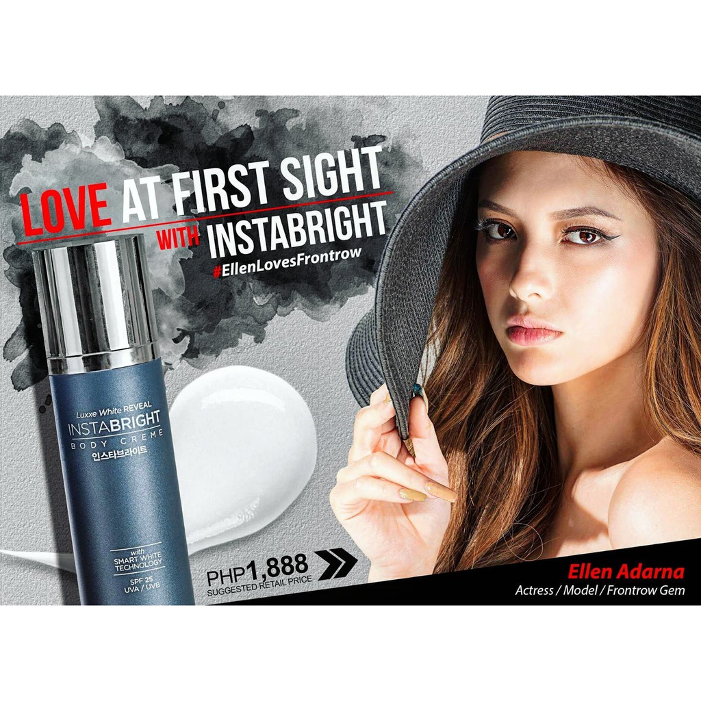 Instabright body creme spf 25 Frontrow luxxe reveal | Shopee Philippines
