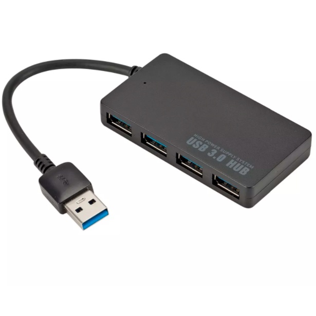 4-Port USB 3.0 Hub 5Gbps Portable Compact for PC Mac Laptop Notebook Desktop computer | Shopee ...