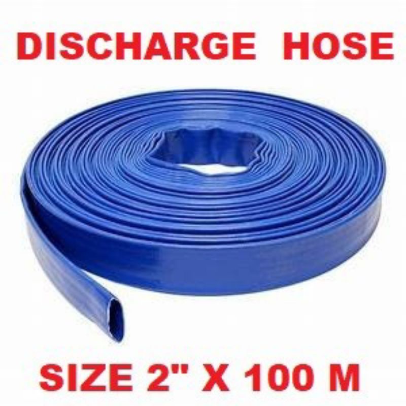 DISCHARGE DUCT FLAT HOSE SIZE 2" X 100 MTS | Shopee Philippines