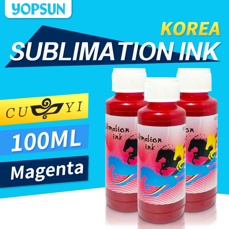 Korea Sublimation Ink 100ML Cuyi Brand ( Anti-Clogged ) | Shopee ...