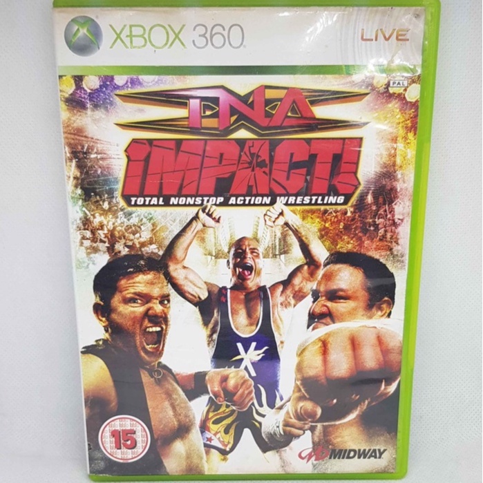 Xbox 360 TNA iMPACT Disc! Total Nonstop Action Wrestling (Original Disc)(PAL) | Shopee Philippines