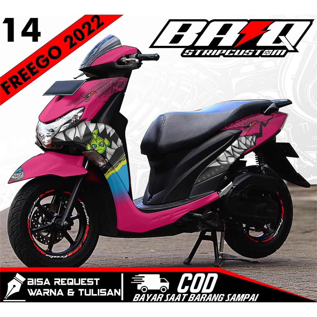 OLD YAMAHA FREEGO Decal Sticker Fullbody Variation - Yamaha Freego ...