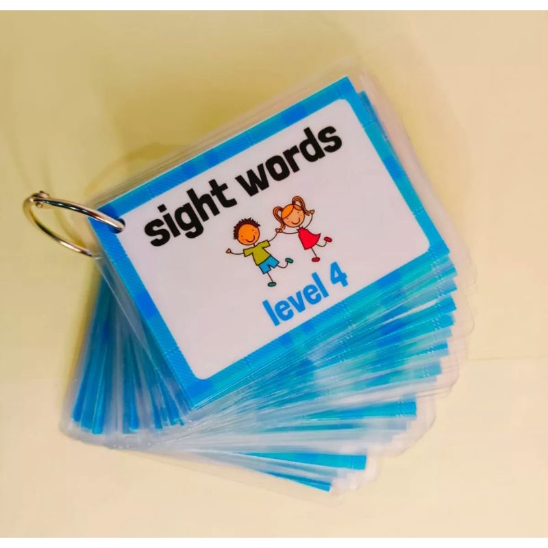 sight words level 1 to 5 educational laminated flash cards reading ...