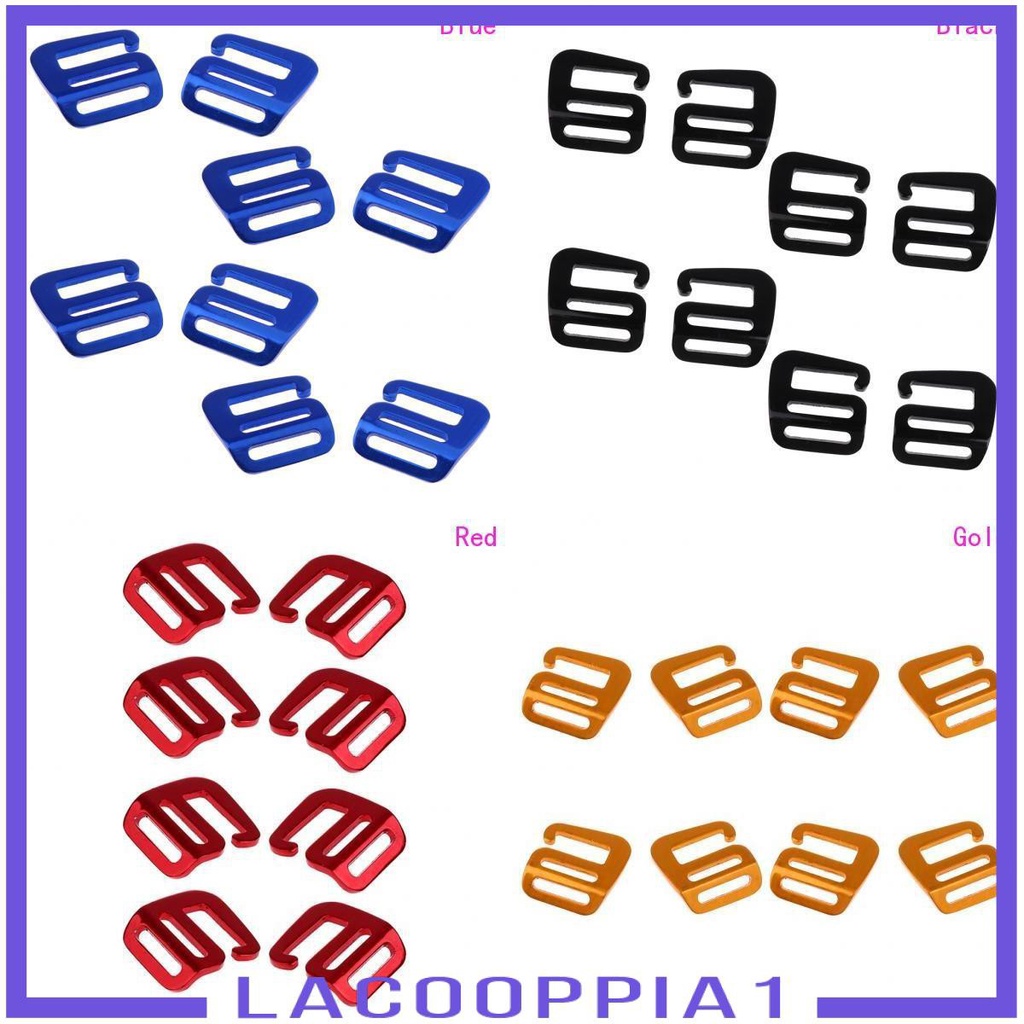 [LACOOPPIA1] 8 Pieces 1 inch G Hooks Outdoor Webbing Buckles Fit for ...
