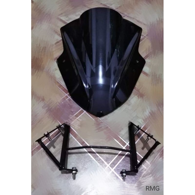 [RMG](MIO I 125) BRACKET AND VISOR WITH YAMAHA LOGO | Shopee Philippines
