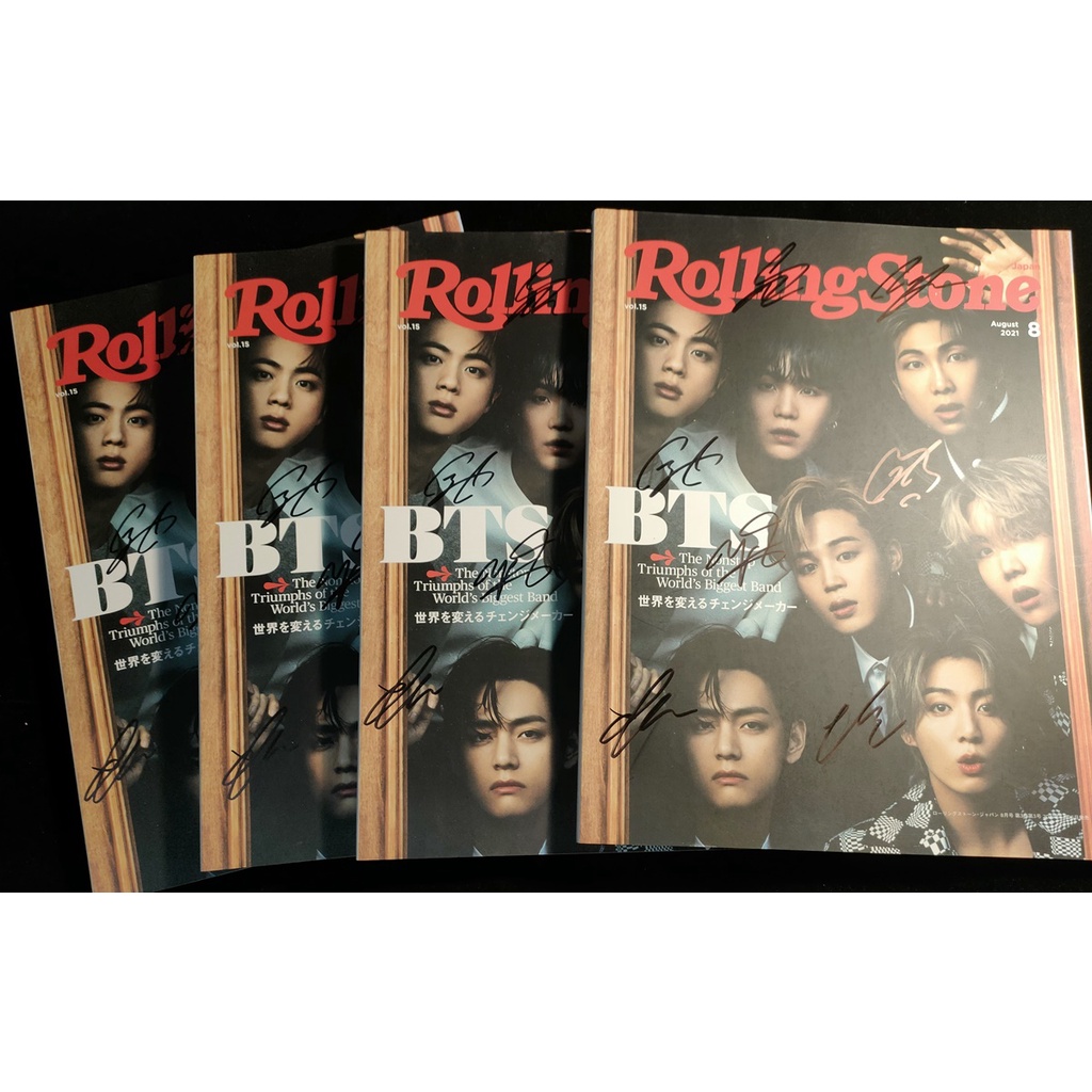 Bts BTS Rolling Stone Japan August Issue Japanese Pop Music Magazine ...