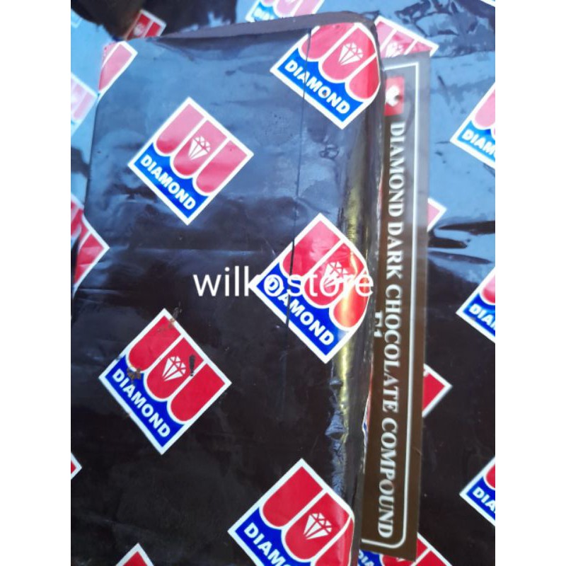 Chocolate Bar Diamond Dark Compound 500gr | Shopee Philippines