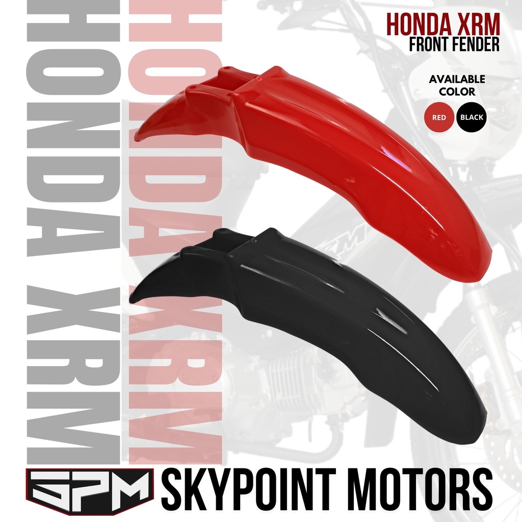 FRONT FENDER FOR HONDA XRM 125 A3 (9207-320) | Shopee Philippines