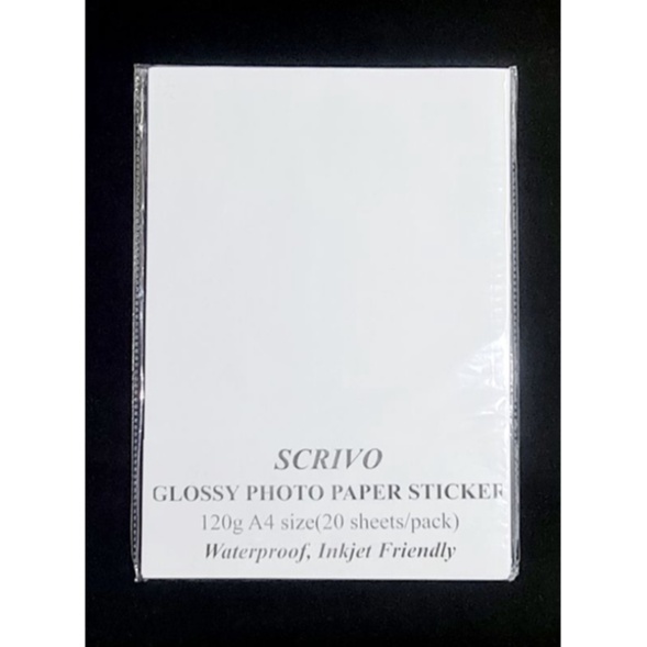 Scrivo Glossy Photo paper sticker | Shopee Philippines