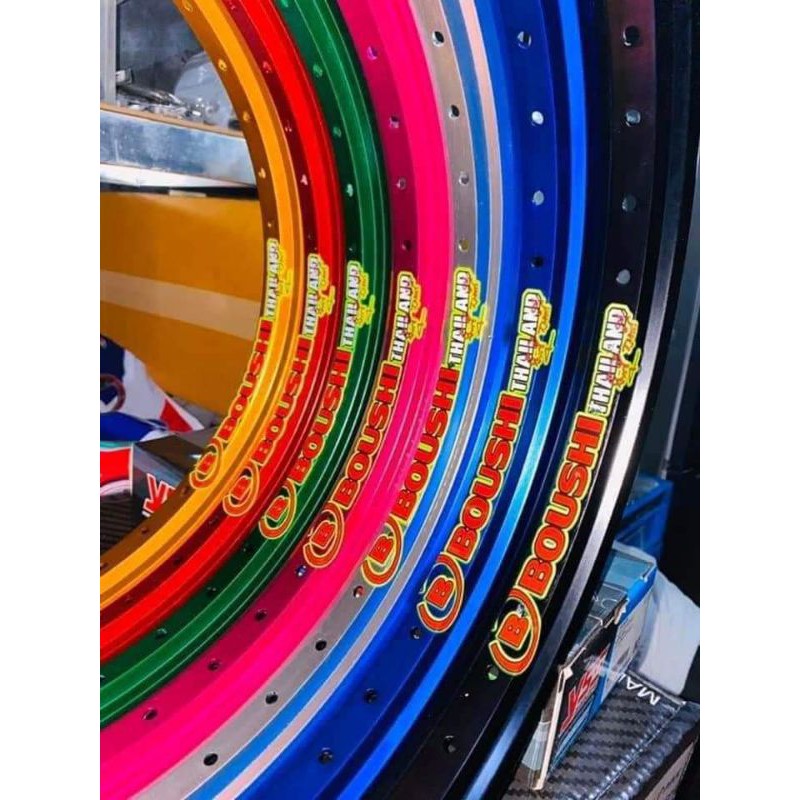 BOUSHI alloy rim broken size 1.2/1.4x17 (green) | Shopee Philippines