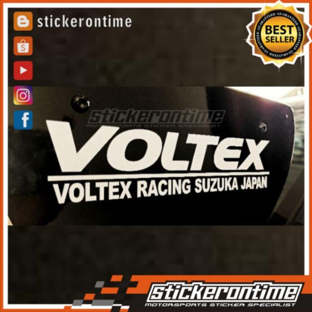 Sticker VOLTEX Toyota Honda Nissan Evo Skyline Wira Gen2 | Shopee ...