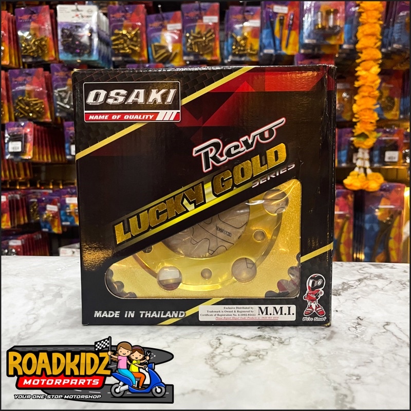 OSAKI CHAIN SET RAIDER 150 428 14-43T CARB/FI/REBORN | Shopee Philippines