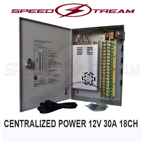 Centralized Power Supply 18 Channel 12v 30a CCTV | Shopee Philippines