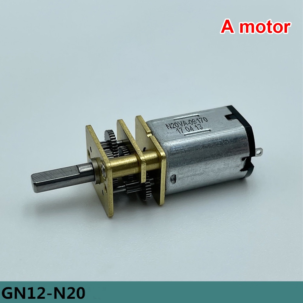 DC 3V-6V Micro GN12-N20 All-Metal Gear Motor 5V 68RPM 80RPM High Torque ...