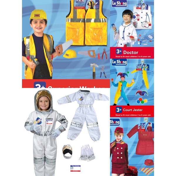 engineer -doctor -pilot -airline stewardess -clown for kids | Shopee ...