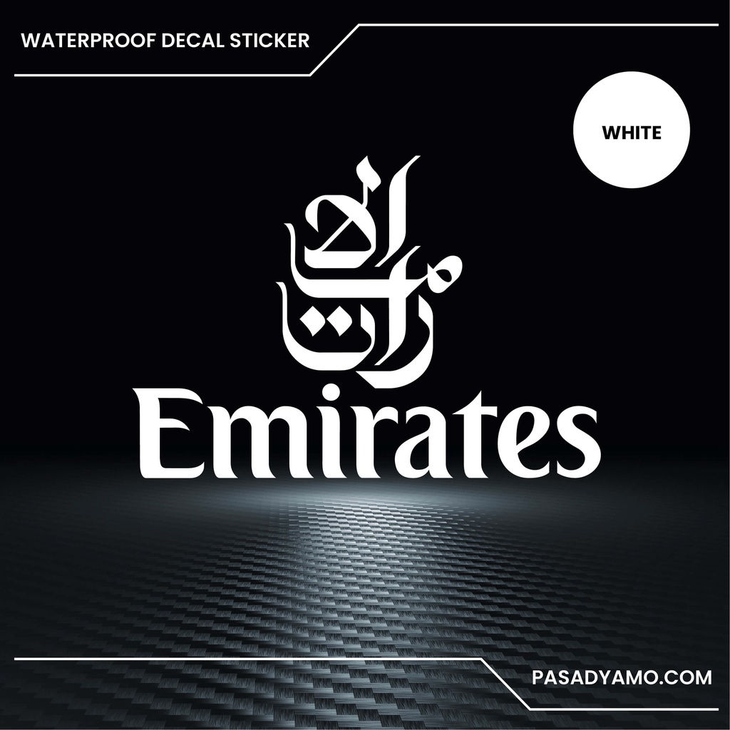 Emirates Logo Cabin Crew Pilot Decal Sticker for Cars Motorcycles ...