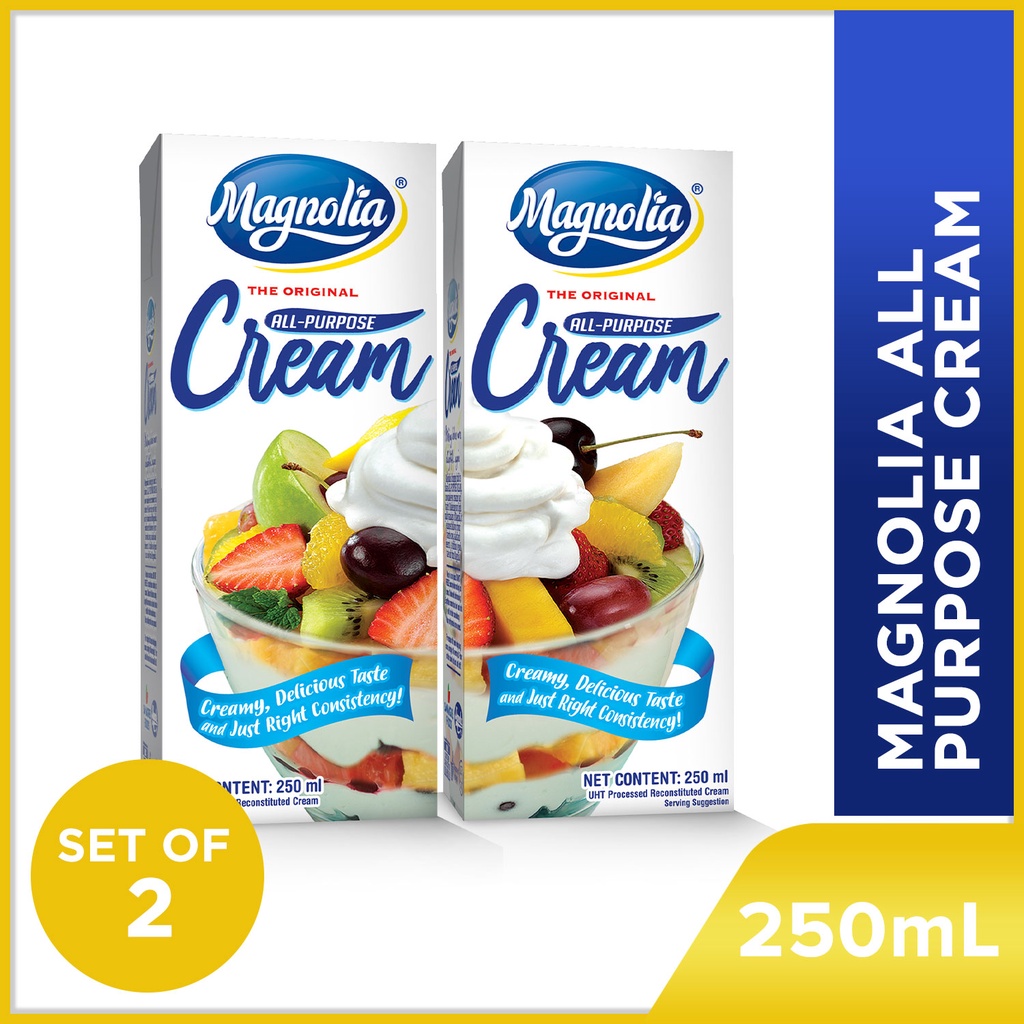 Magnolia All Purpose Cream (250ml) Set of 2 | Shopee Philippines