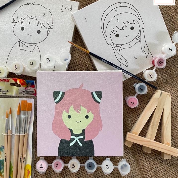 Paint by Number Spy x Family Edition Anya Yor Paint by Number Kit ...